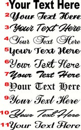 side windows personalized