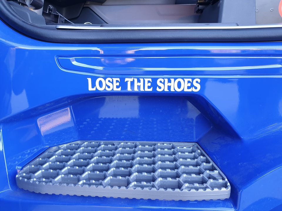 lose the boots or lose the shoes step stickers | LMF STICKERS