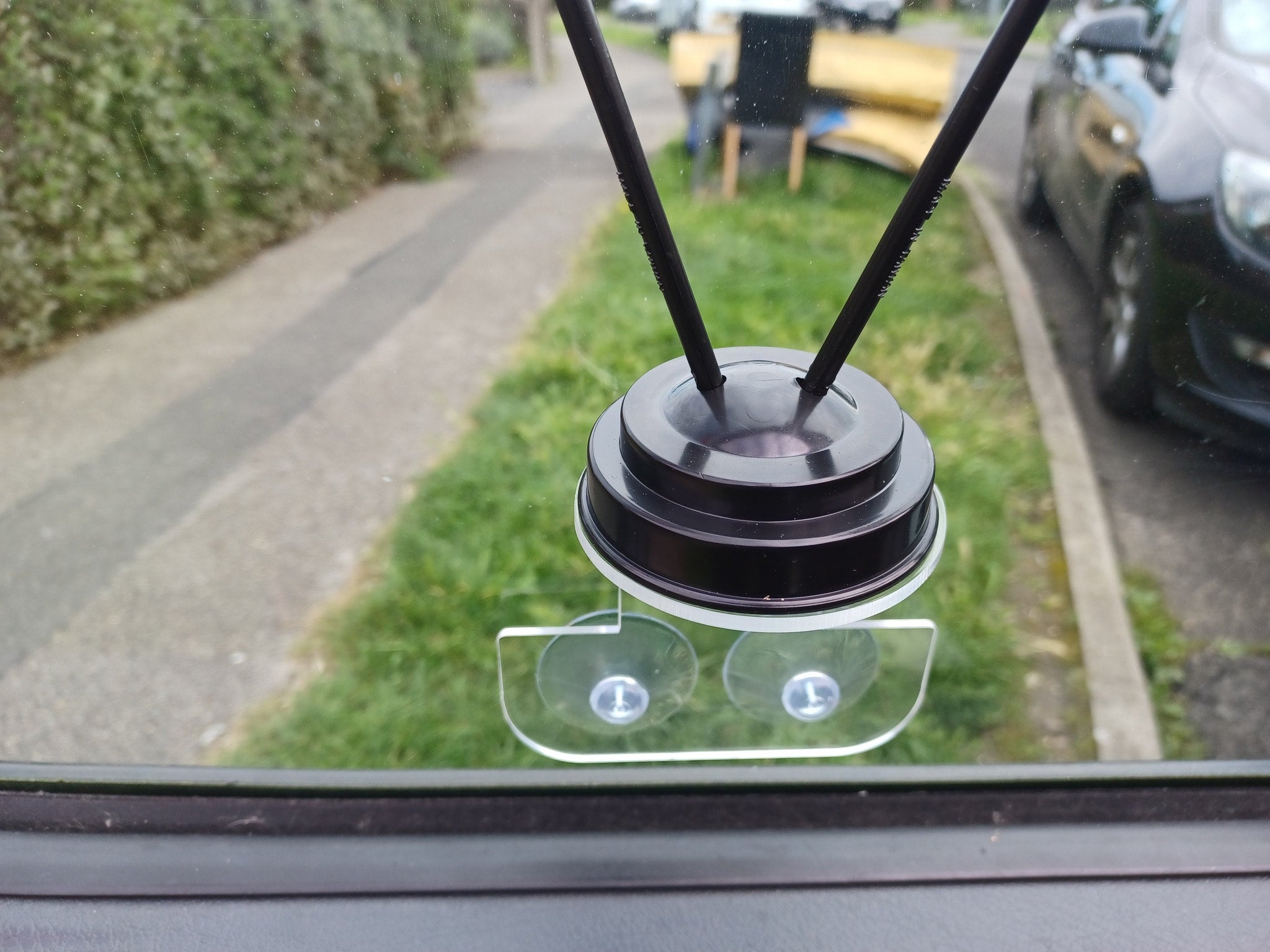 poppy or dash flag windscreen holder | LMF STICKERS