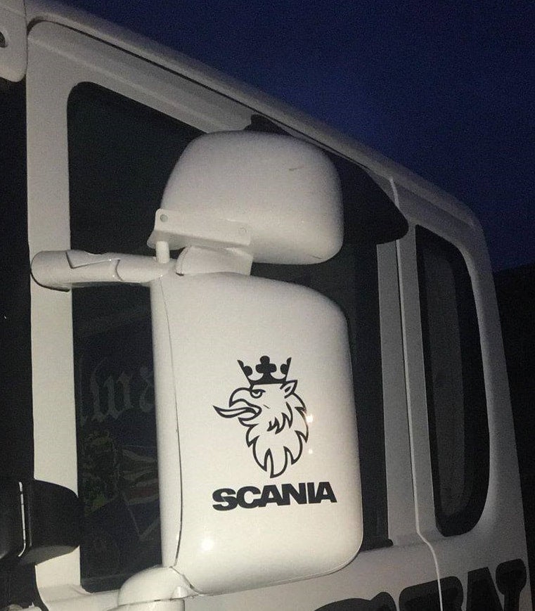 Scania mirror stickers | LMF STICKERS